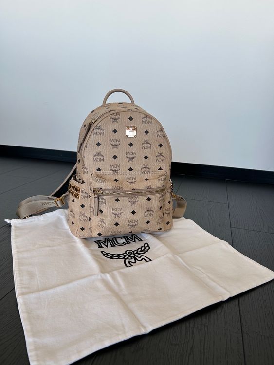 MCM Rucksack mit Visetos-Print Beige | Kaufen auf Ricardo
