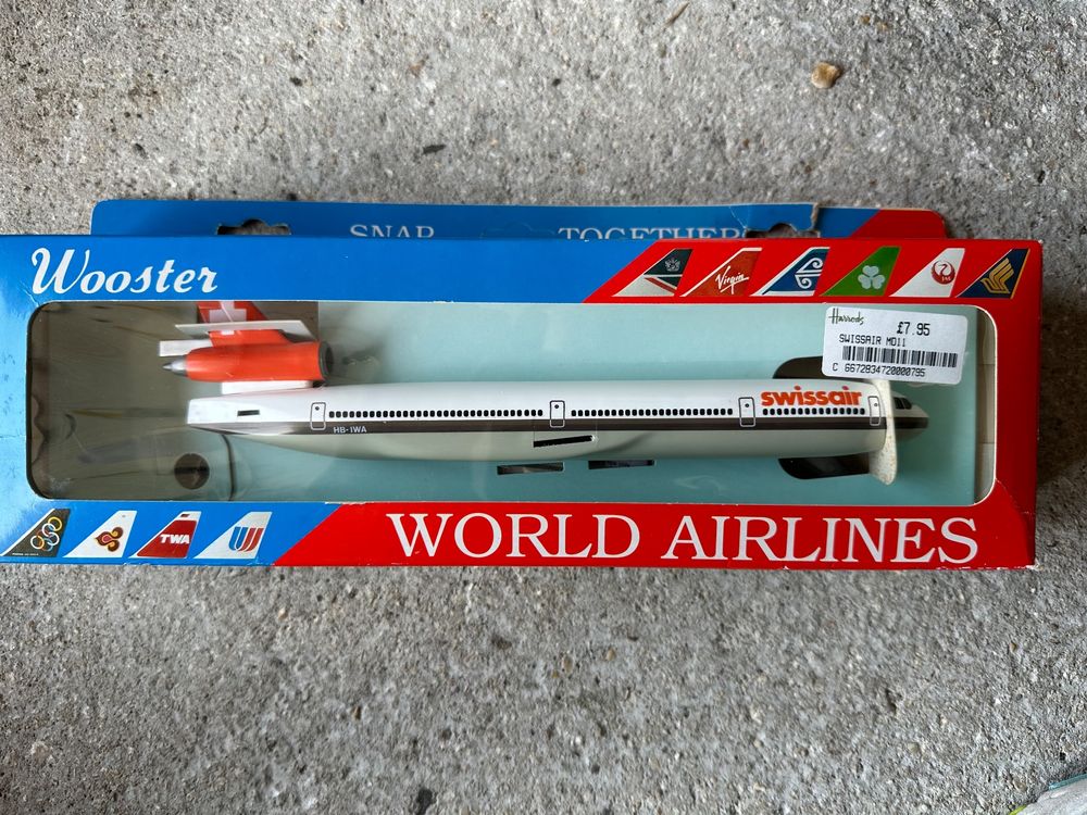 Maquette Wooster avion Swissair Md11 | Kaufen auf Ricardo