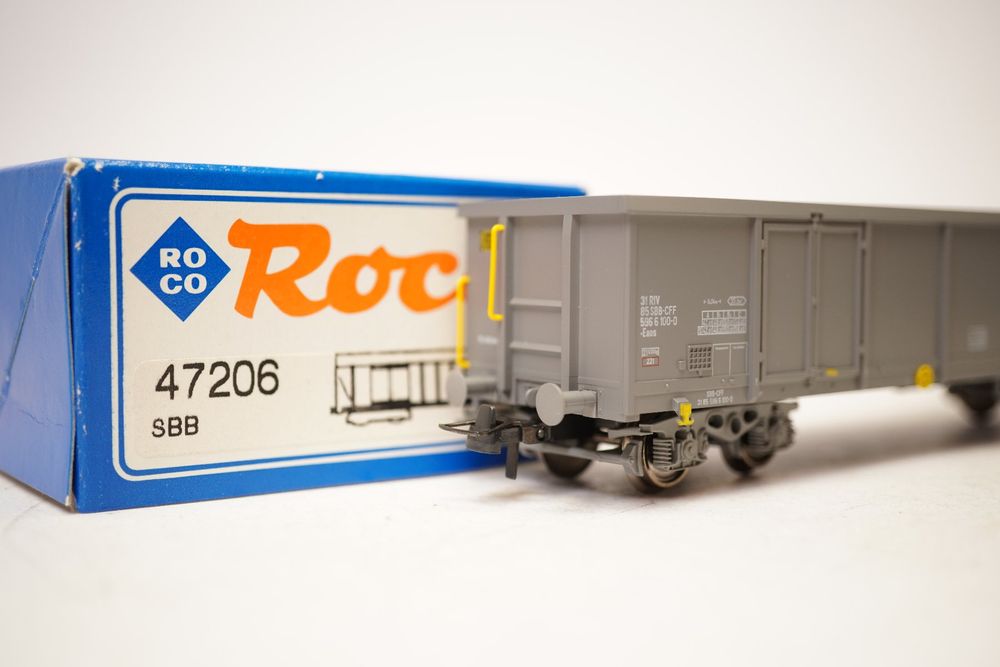 2ß Roco 47206 SBB Güterwagen Eaos grau (Gebraucht) in Uetendorf für CHF ...