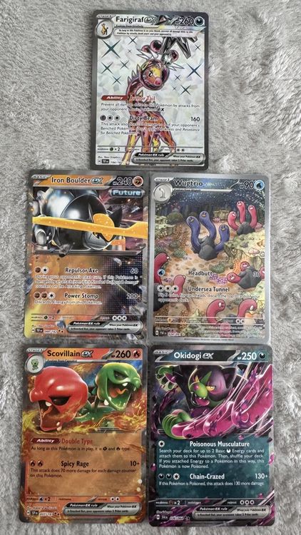 5 seltene Pokemon EX Karten - Top Zustand! (Neu (gemäss Beschreibung ...