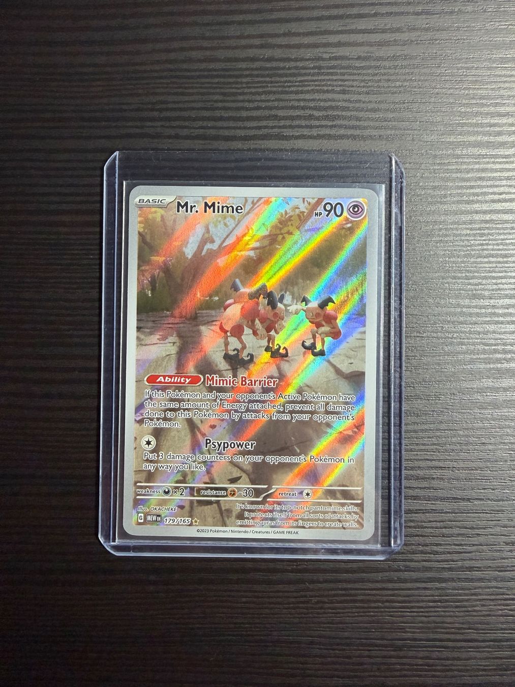 Pokemon TCG S&V 151/Mr. Mime #179 [IR]🇺🇸 (Neu (gemäss Beschreibung)) in ...