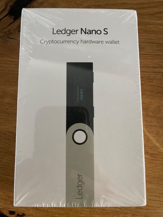 LEDGER NANO S - CRYPTO HARDWARE WALLET !!! (Neu und originalverpackt ...