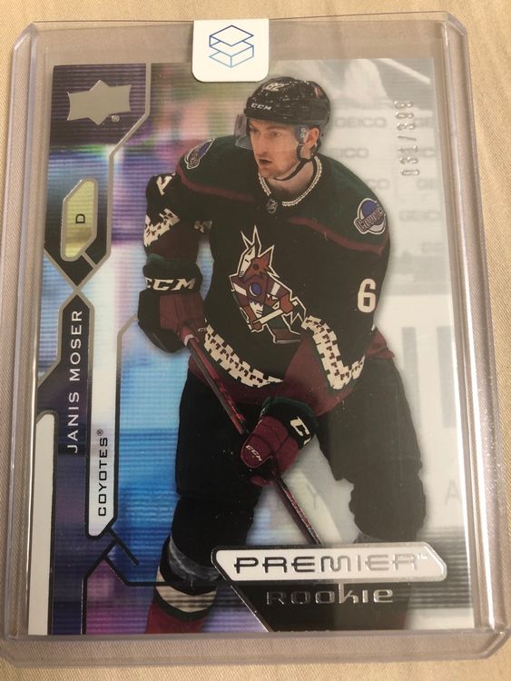 Janis Moser Nhl Hockey Card limitiert (Gebraucht) in Meierskappel für ...