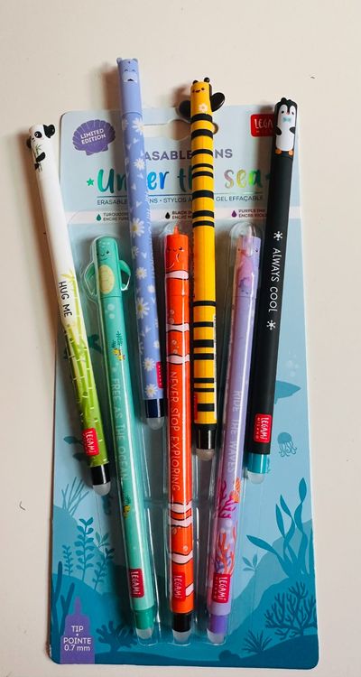 Legami Under the Sea, Panda Bamboo, Pingouin, Hippo & Bee (Neu und ...