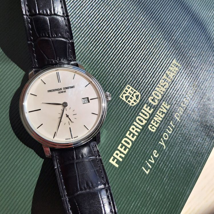 Frédéric Constant Slimline Petite seconde Cadran nacre (Gebraucht) in ...