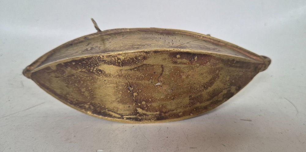 Ashanti Figur Boot mit 3 Personen aus Bronze 233 gramm (Gebraucht) in ...