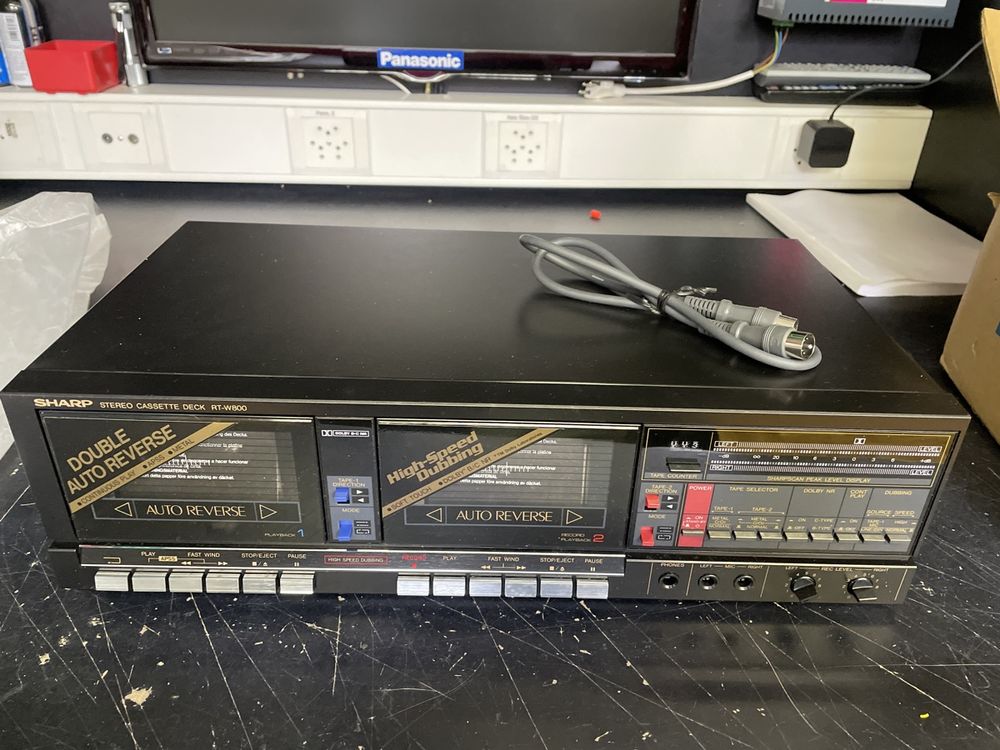 SHARP RT W 800 / Doppel Kassetten Deck | Kaufen auf Ricardo
