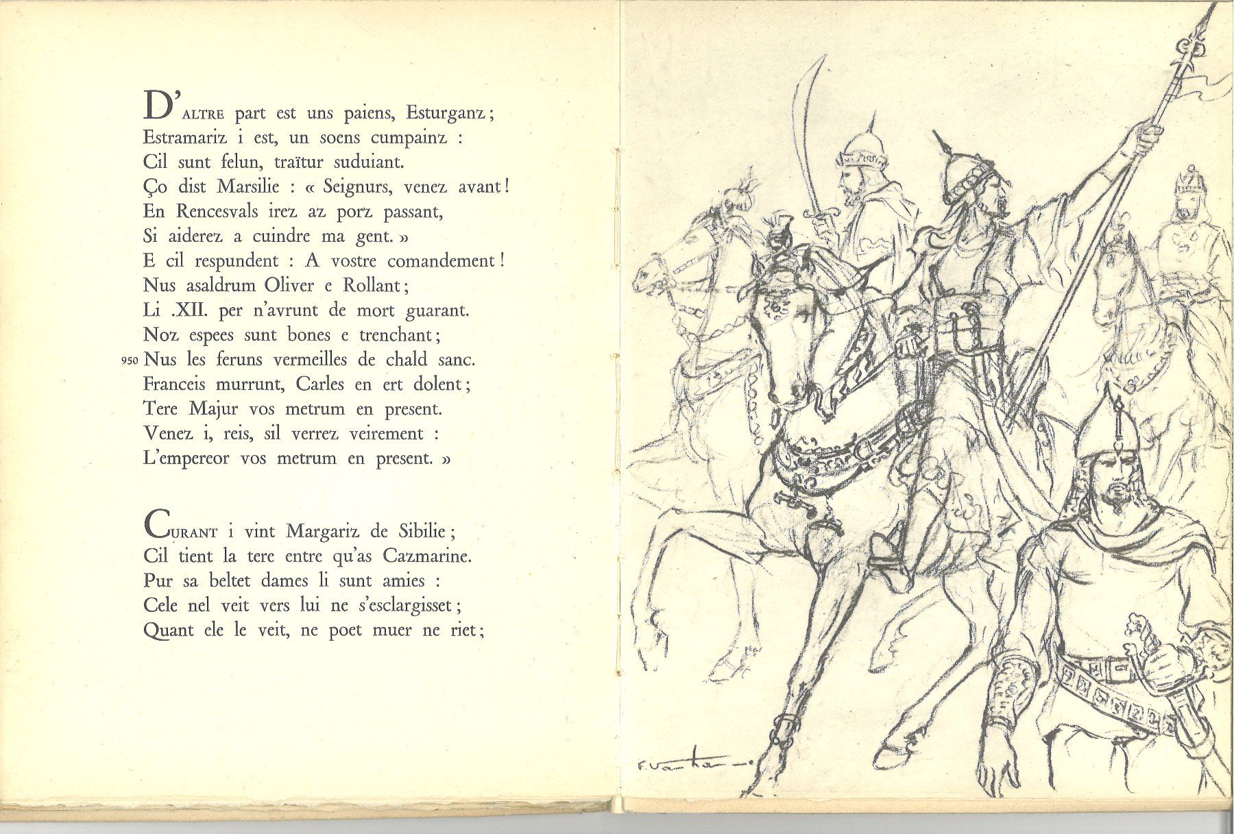 La chanson de Roland - Illustrations de Vanhamme - T.1 & 2 (D'occasion ...
