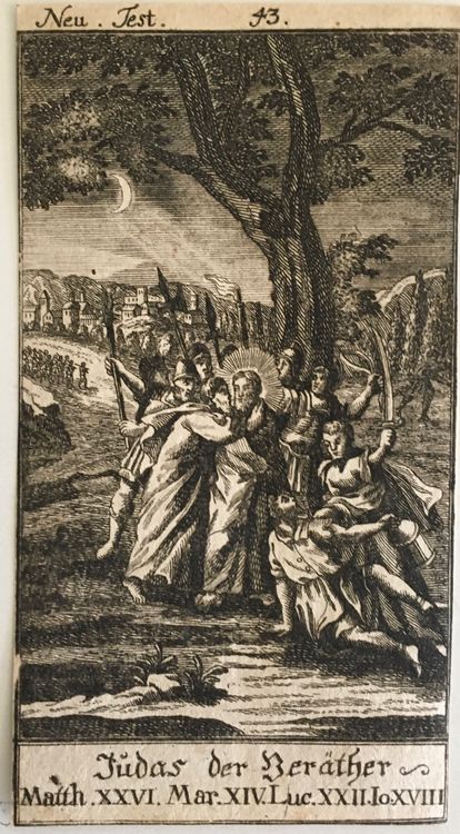Orig. Kupferstich um 1780 - Judas, der Verräter | Kaufen auf Ricardo