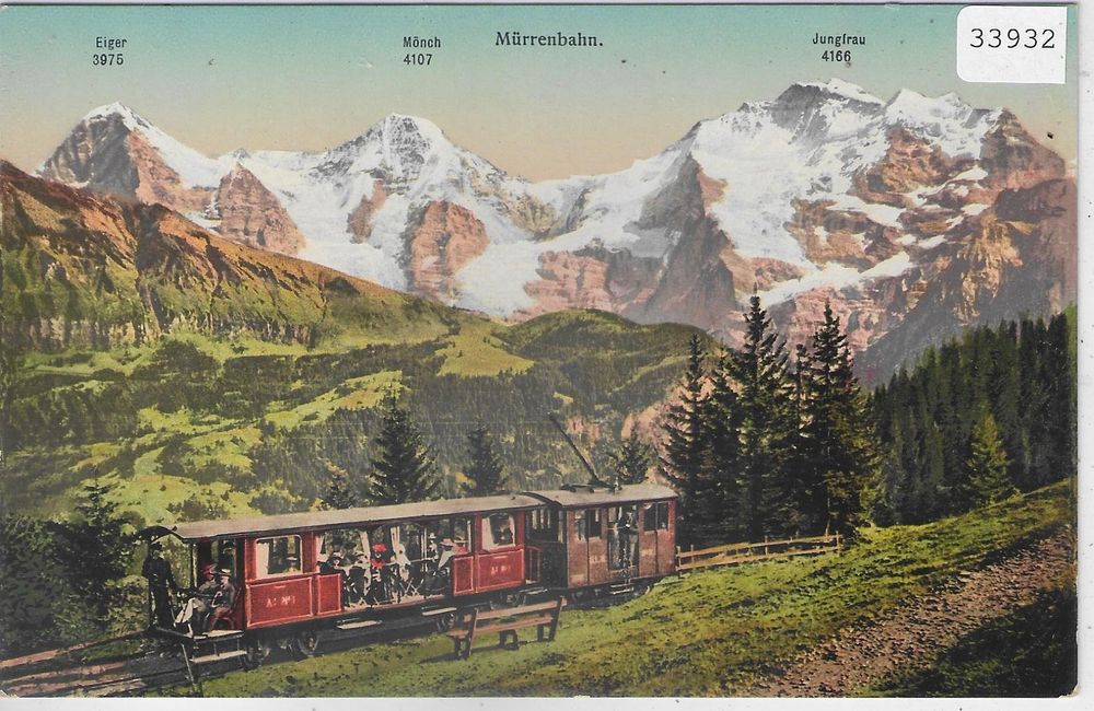 Mürren - Mürrenbahn - Litho (Defekt) in Ettingen für CHF 2 – mit ...