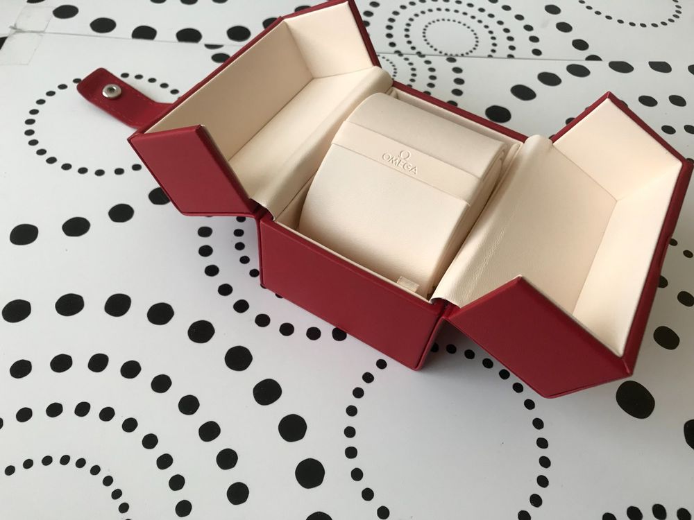 OMEGA ORIGINAL - WATCH BOX WATCH CASE SCHACHTEL - NEW !!! (Neu (gemäss ...