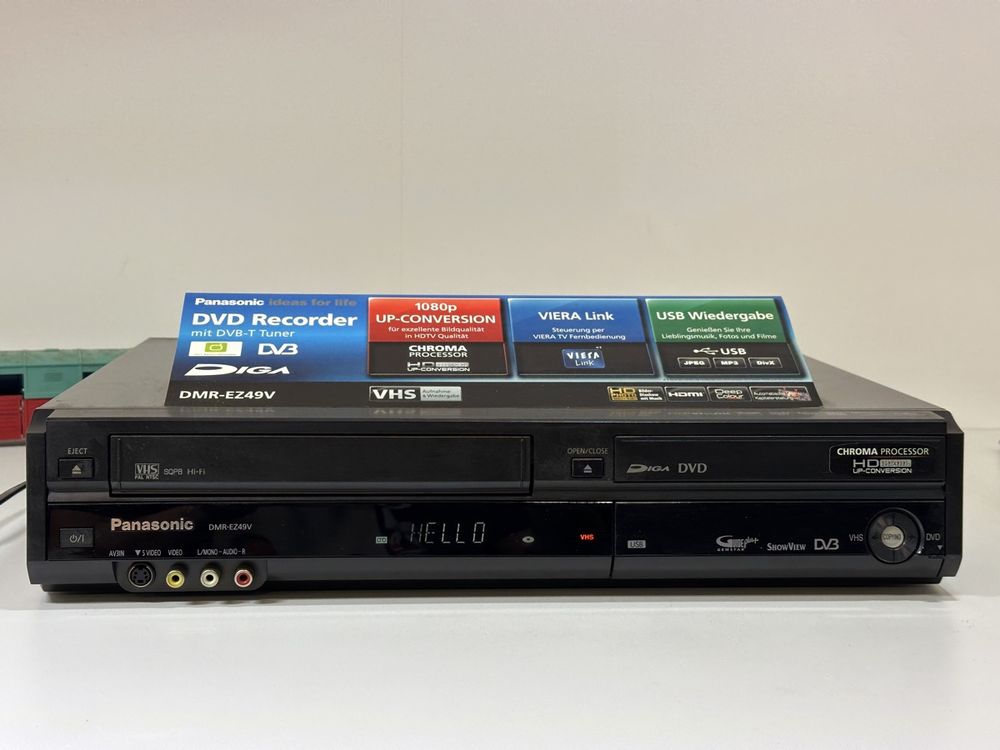 Panasonic DMR-EZ49V DVD - VHS Videorecorder (Gebraucht) in Wädenswil ...