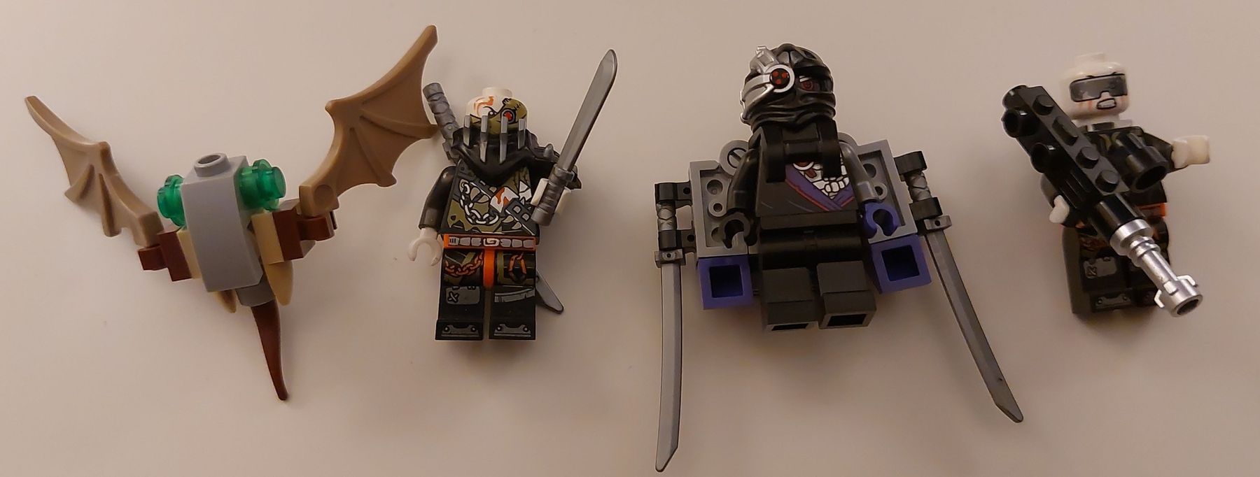 Lego Ninjago Figuren: Meister Wu, Cole, Zane, Nindroid (Gebraucht) in ...