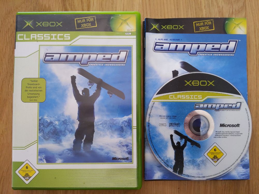 Amped Snowboard Game XBOX Classic Spiel (Gebraucht) in Unterseen für ...