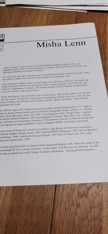 MISHA LENN COMMONWEALTH IN BLOOM SERIOLITOGRAPHIE (Neu und ...