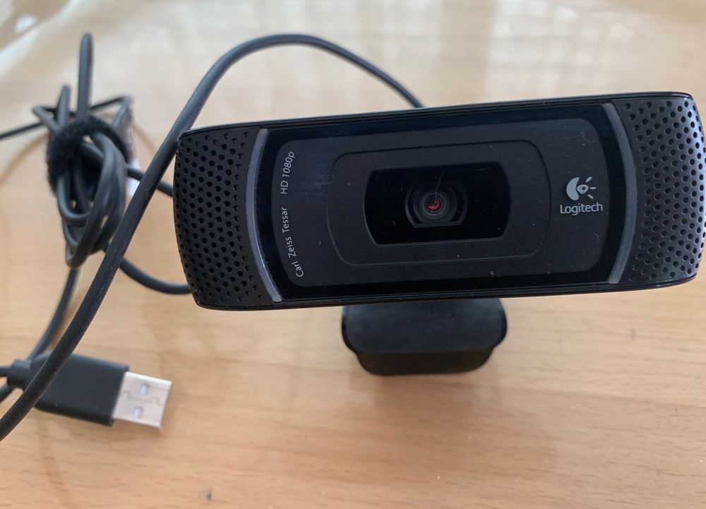 Logitech Web Cam HD1080p Carl Zeiss Tesar C920 (Gebraucht) in ...