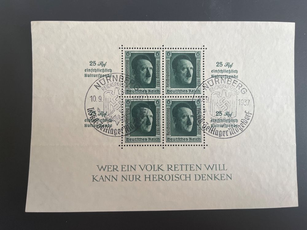Block Deutsches Reich 1937 | Kaufen auf Ricardo