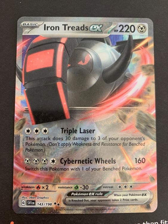 Iron treads ex 143/198 carte Pokémon (Neu (gemäss Beschreibung)) in für ...