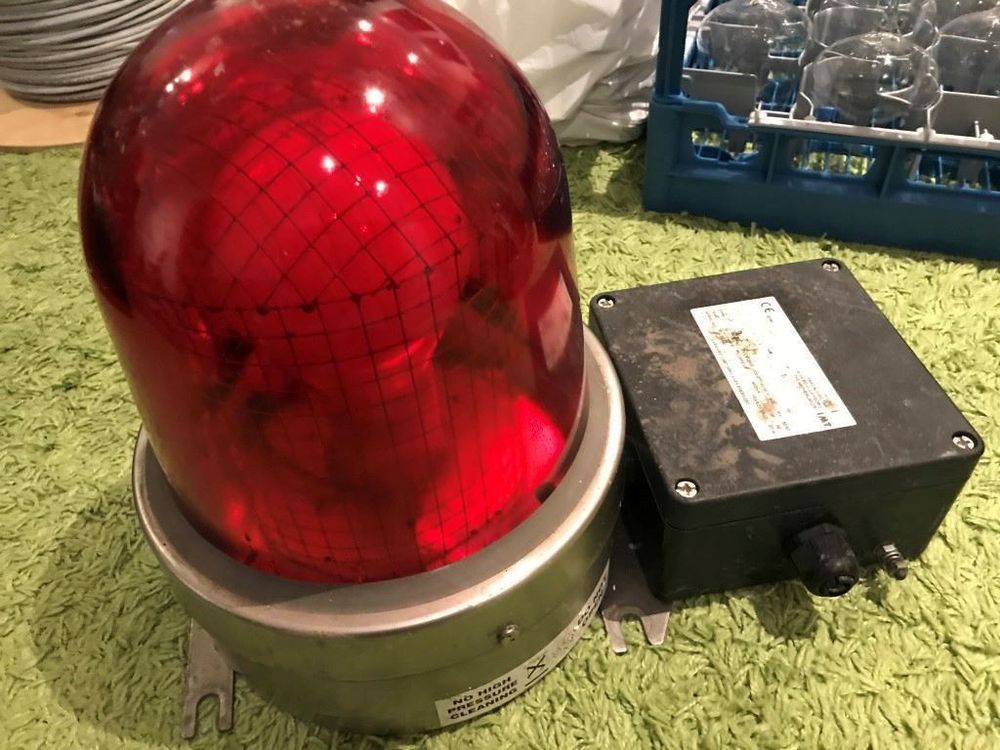 Lampe Industrie Look Signallampe rot | Kaufen auf Ricardo