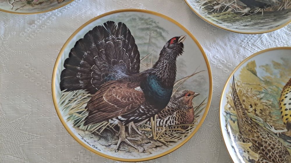 Porzellan Teller Franklin Wedgwood Vögel | Kaufen auf Ricardo