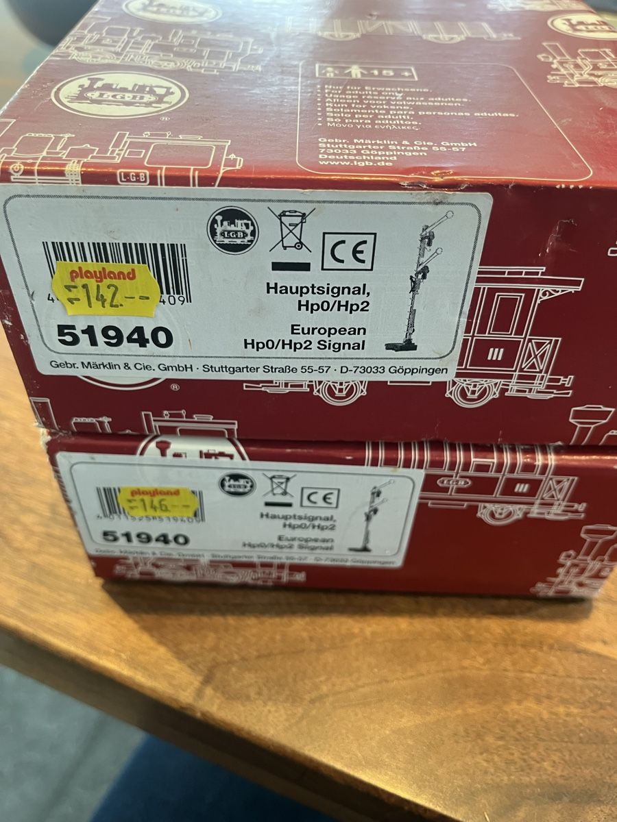 2 Märklin H0/Hp2 Signal 51940 - Neuwertig im Originalkarton (Neu und ...