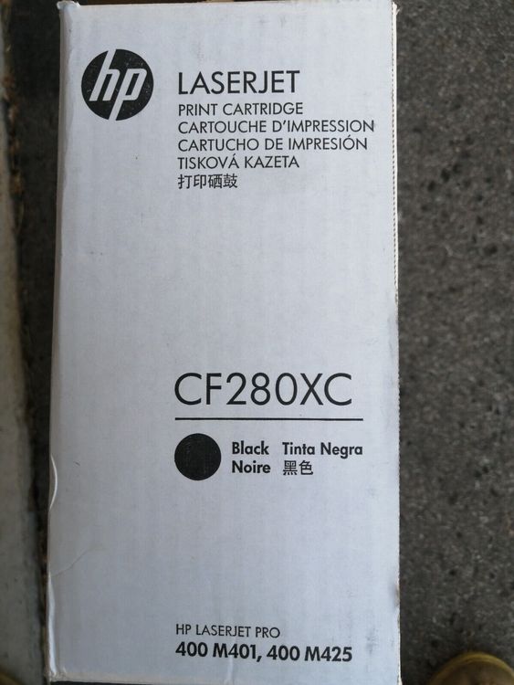 Original HP LaserJet Pro 400 M401, M425 Toner, 80X, CF280X | Kaufen auf ...
