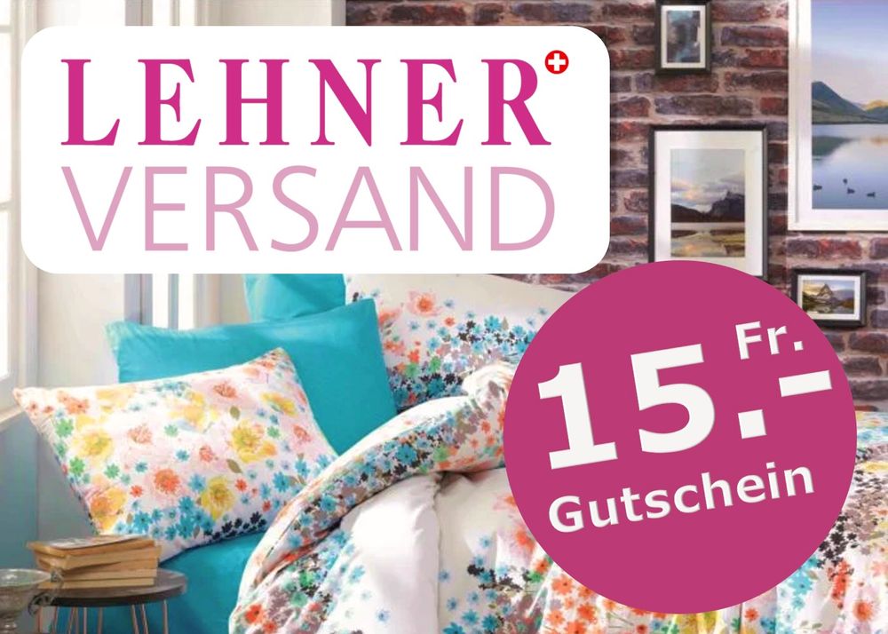 Fr. 15.- LEHNER VERSAND Gutschein | Kaufen auf Ricardo