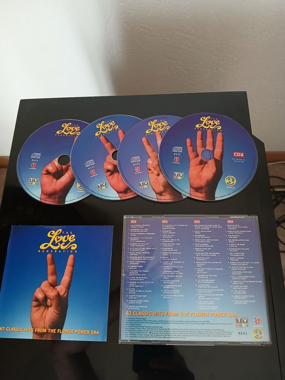4CDs The Love Generation - 67 Classic Hits (Flower Power) (Gebraucht ...