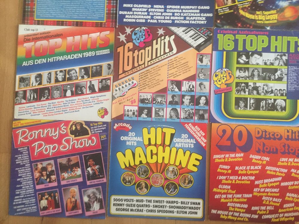 LP Sammlung Sampler 16 LPs International Pop (Gebraucht) in Steinach ...