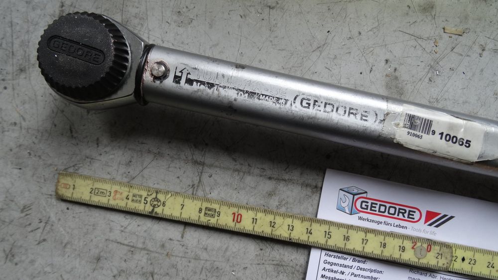 GEDORE Rahsol Drehmomentschlüssel 1/2" 300Nm no Hazet | Kaufen auf Ricardo