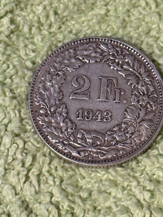 Schweizer Münze Fr. 2.- 1943 (Gebraucht) in Obergerlafingen für CHF 6 – mit Lieferung auf ...