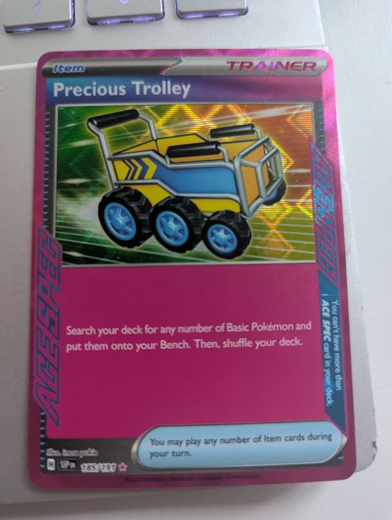 Precious Trolley 185/191 Surging Sparks Pokemon Card (Gebraucht) in ...