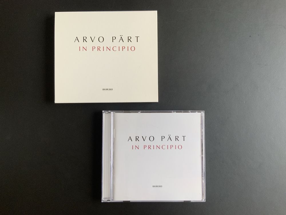 Arvo Pärt - CD In Principio - ECM New Series (Neu (gemäss Beschreibung ...