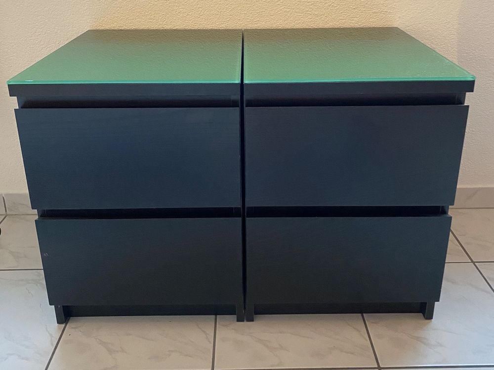 Wunderbar Nachttisch Ikea Schwarz Fotos