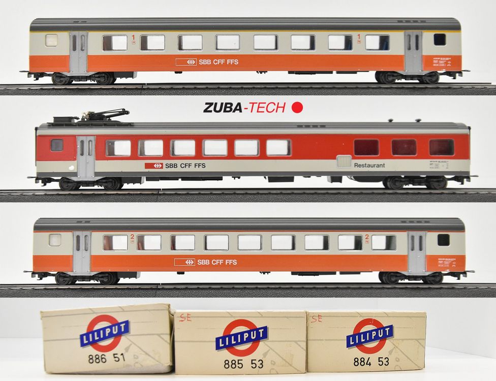 Liliput 3x EW III Swiss Express Personenwagen der SBB H0 GS | Kaufen auf Ricardo