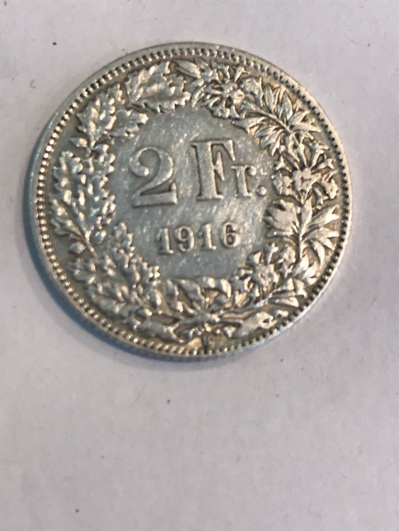 Alte silber 2 Franken 1916 | Kaufen auf Ricardo