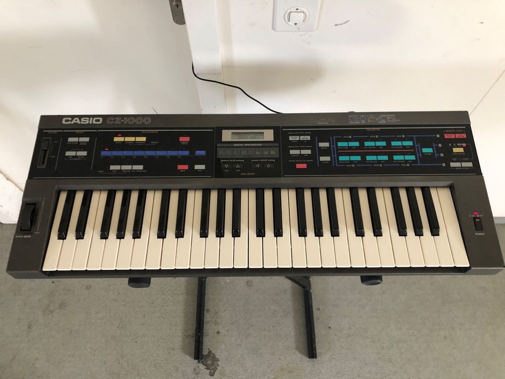 Casio CZ-1000 - Vintage Synthesizer mit RA-3 Cartridge (Gebraucht) in ...