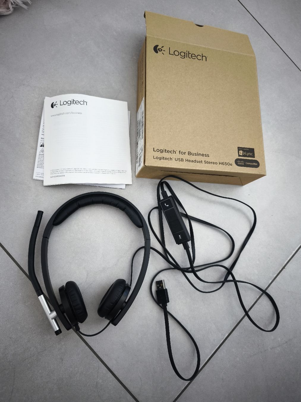 Logitech USB Headset Stereo H650e – OVP – sehr guter Zustand (Neu ...