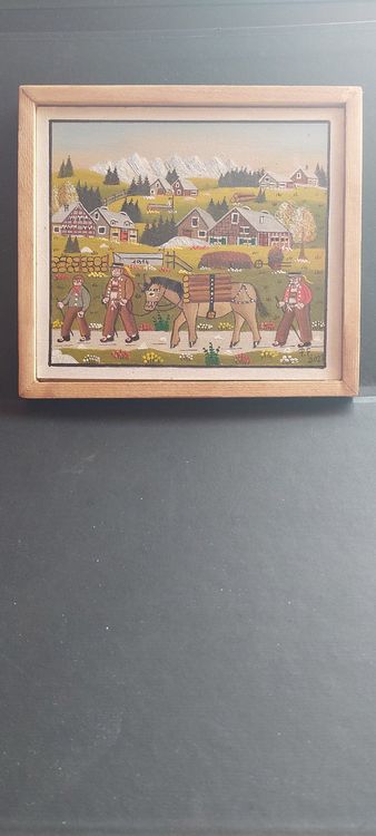 Appenzeller Bauernmalerei Bild Sommer * 03 | Kaufen auf Ricardo