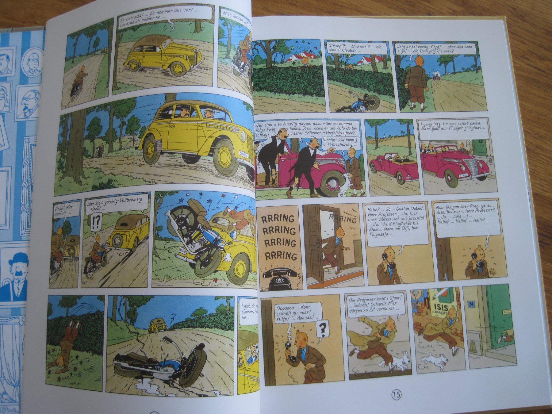 Tim und Struppi Am Ottokars sis Zäptr Mundart Comic Album (Neu (gemäss ...
