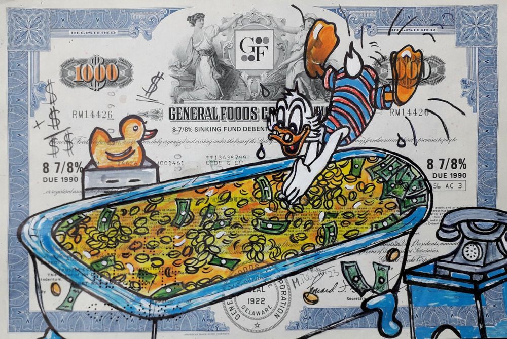 Gemälde Malerei Zeichnung Dagobert D. Künstler:Manuela Reitz (Neu (gemäss Beschreibung)) in ...