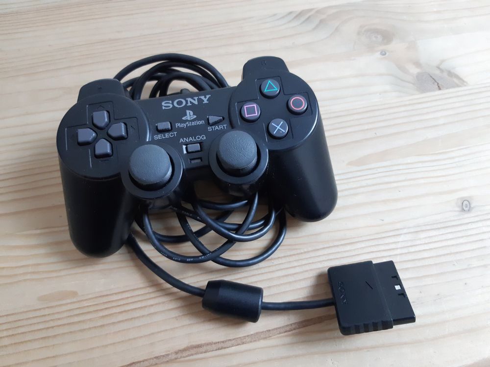 Original Sony PS2 Dualshock 2 Playstation Controller Schwarz | Kaufen ...