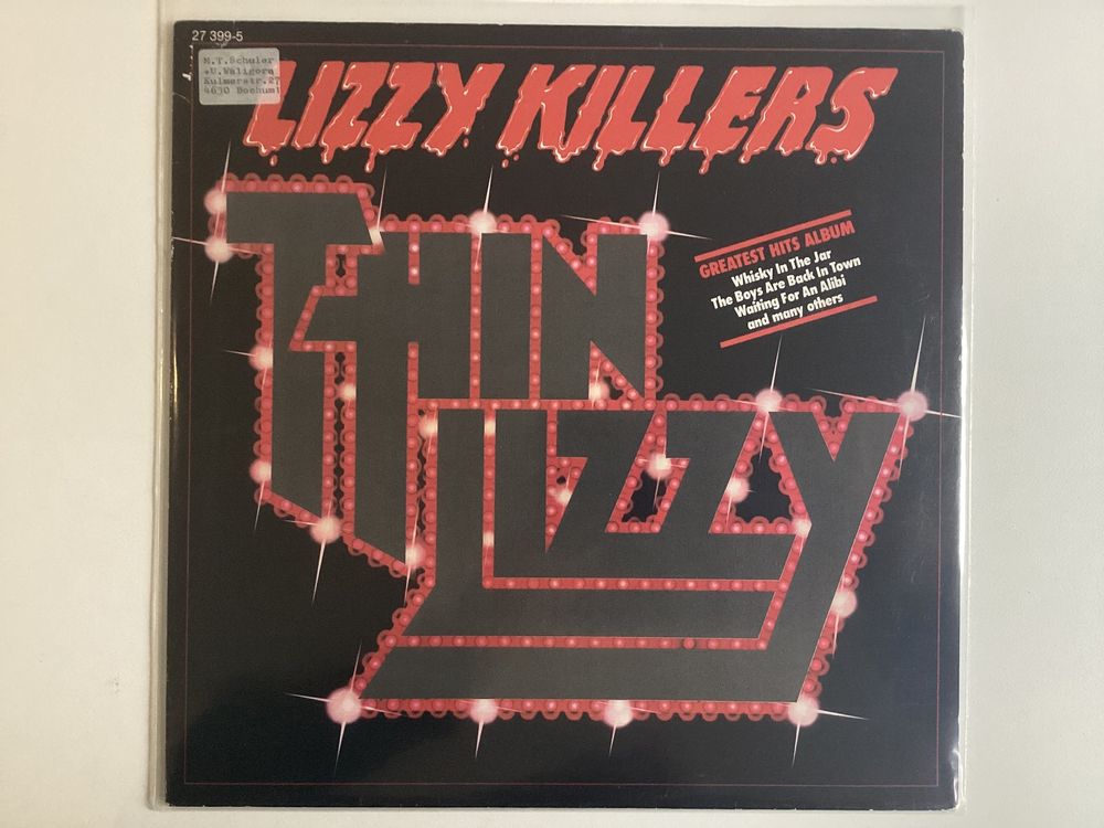 Thin Lizzy LP - Lizzy Killers (Gebraucht) in Gutenswil für CHF 10 – mit Lieferung auf Ricardo kaufen