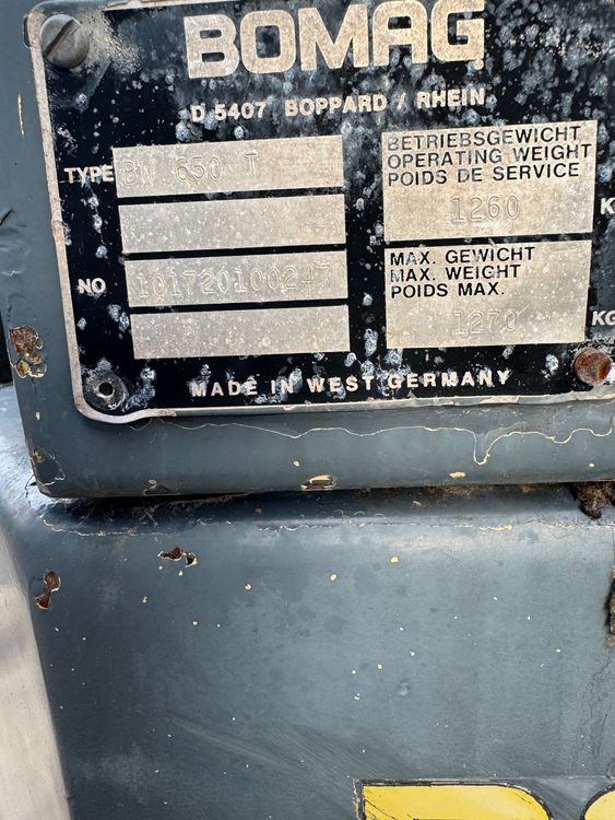 Bomag BW 650 T Ramax | Kaufen auf Ricardo