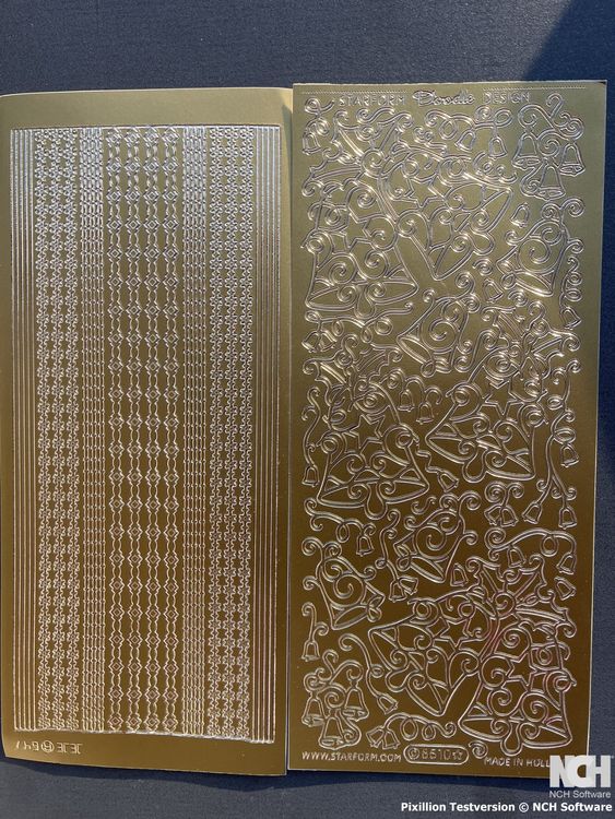 Folien-Sticker: Weihnacht, Glocke, Grusskarte basteln, 4 Bl. (Neu ...