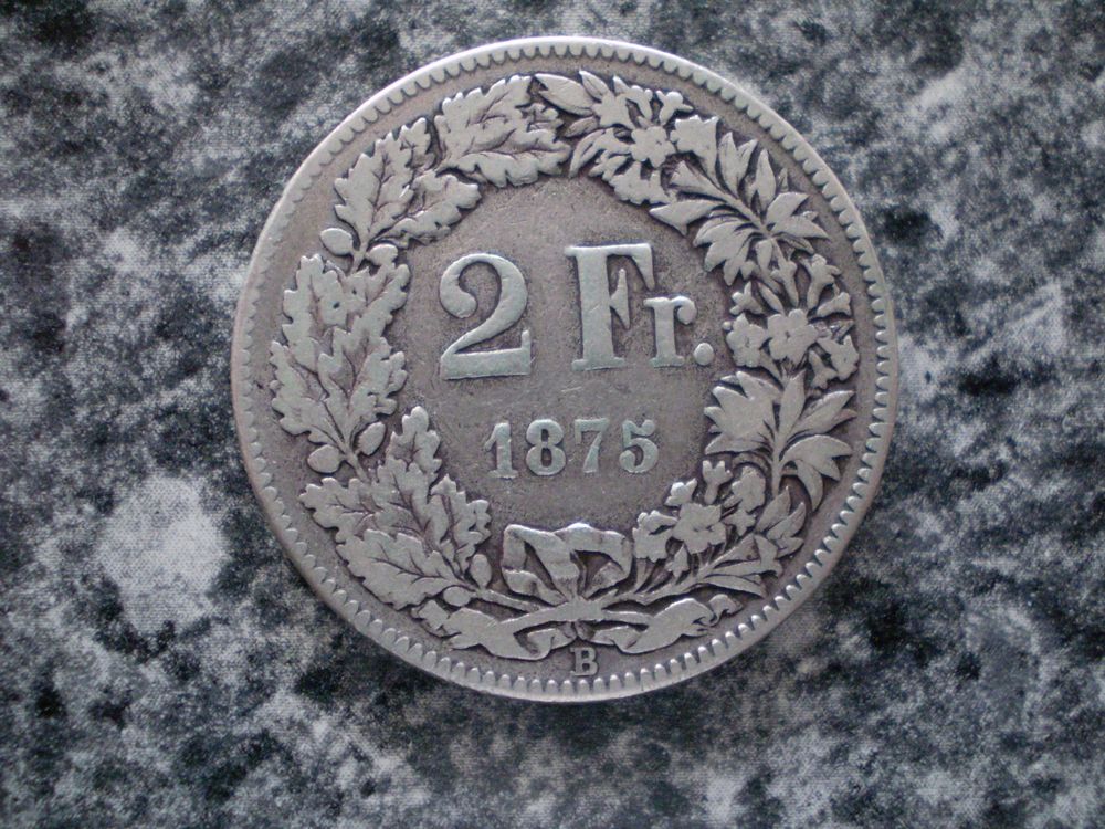 2 Fr.1875 !!! Rar !!! ab 1.- !!! (Gebraucht) in Dierikon für CHF 13 – mit Lieferung auf Ricardo ...