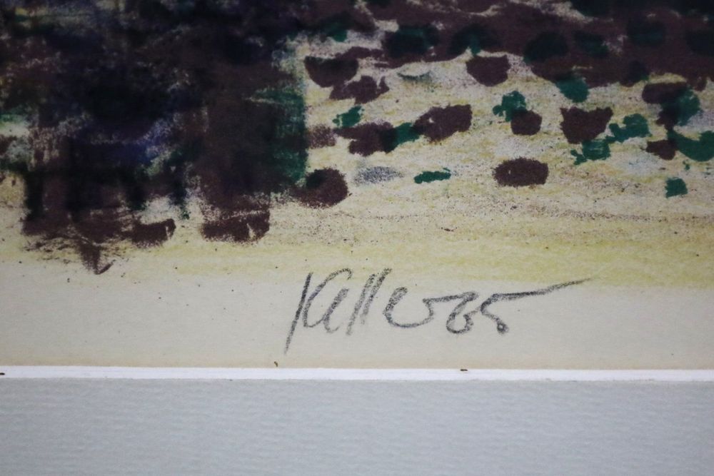 Heinz Keller 1928-2019, grosser Holzschnitt, handsigniert (Gebraucht) in Zug für CHF 45 – nur ...