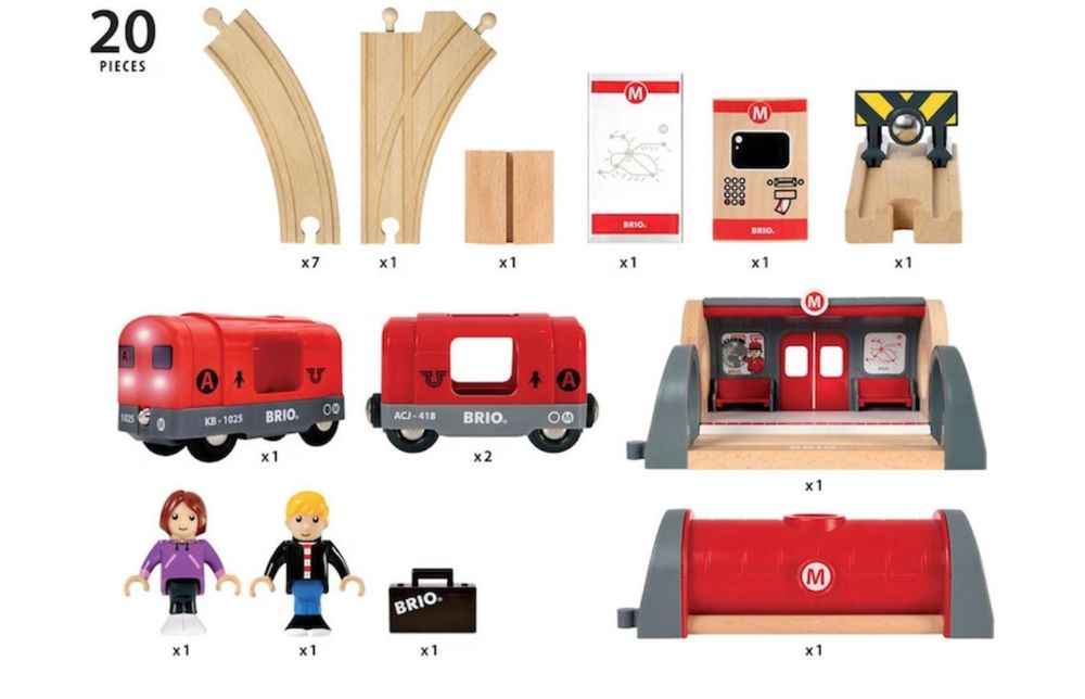 Brio World Eisenbahn Metro Railway Set 33513 | Kaufen auf Ricardo