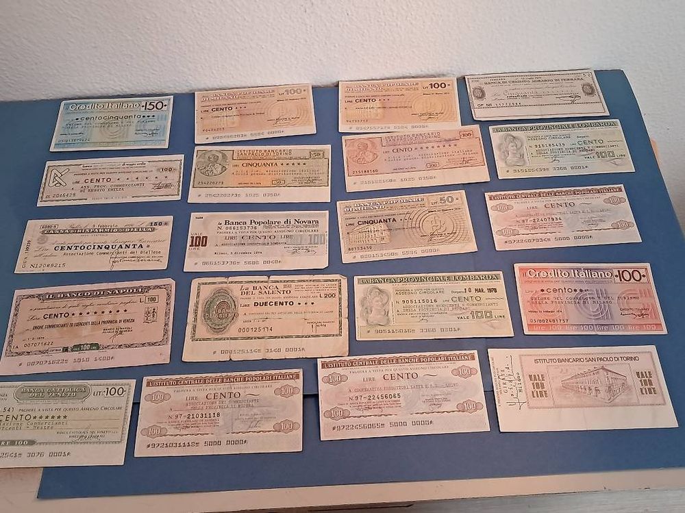 Pz 20 ,Mini assegni di varie Regioni Italia (Usato) a Figino per CHF 50 ...