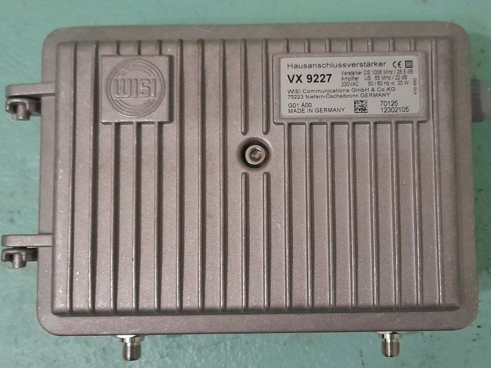 Hausanschlussverstärker "WISI" VX 9227 (Gebraucht) in Uster für CHF 70 – mit Lieferung auf ...